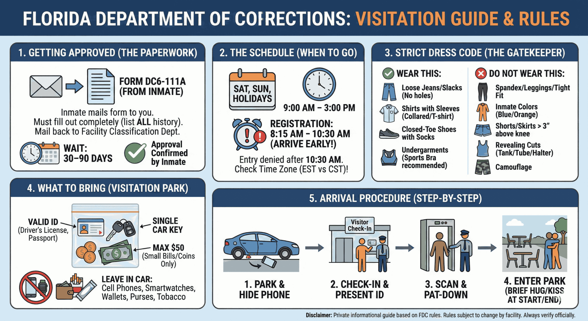 Florida Department of Corrections Visitation Guide - FDOC VISITATION